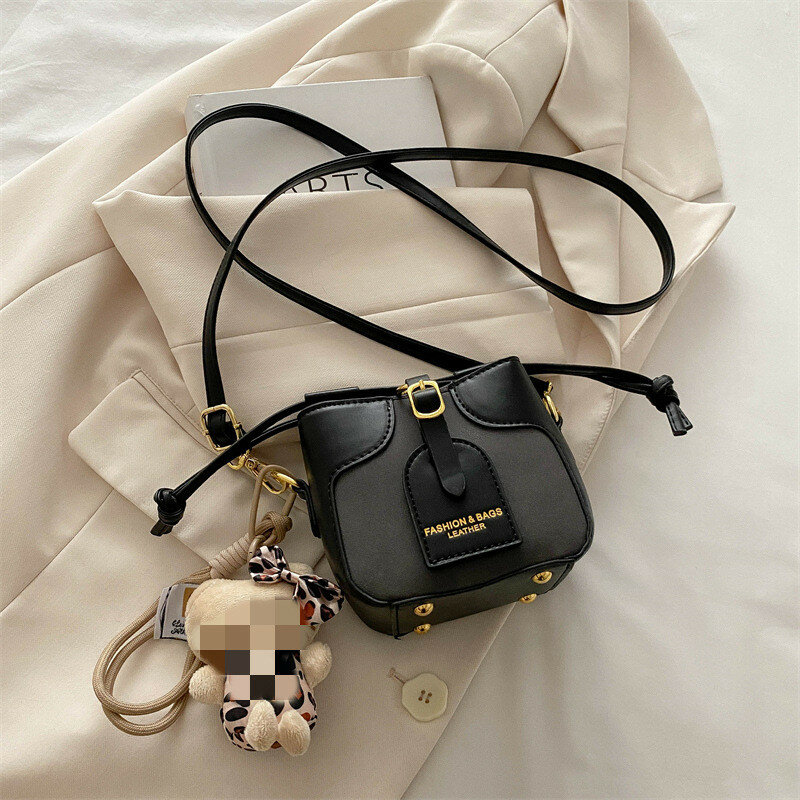 Pu material children matching pendant for shoulder suitable bag daily cute
