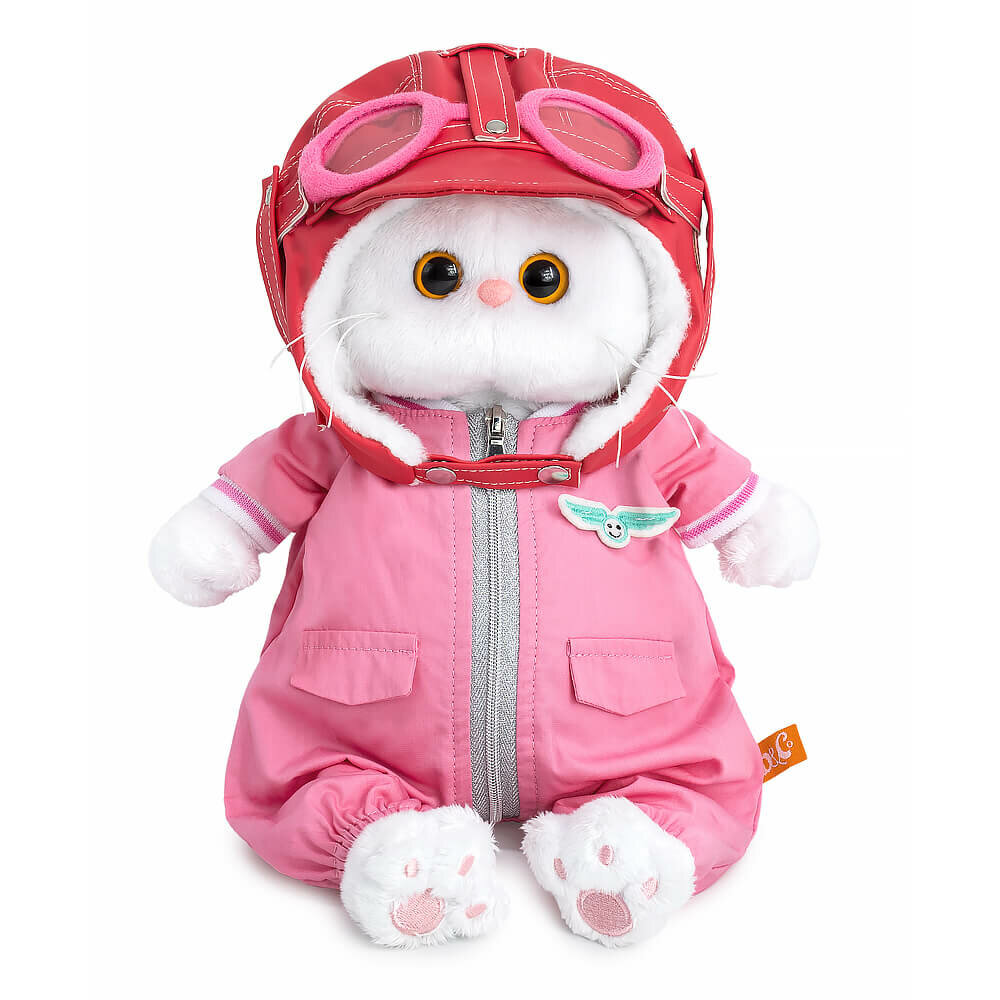 Игрушка мягкая BUDI BASA BASIK & Co "Ли-Ли Авиатор", размер 27 см