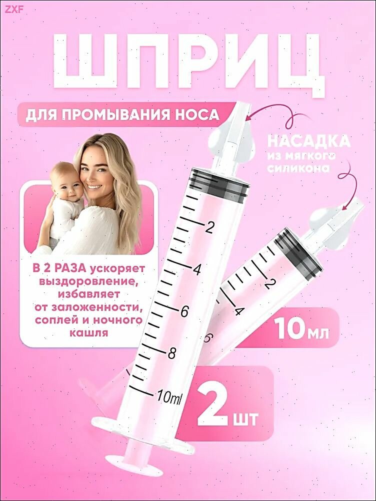 Шприц для промывания носа ирригатор