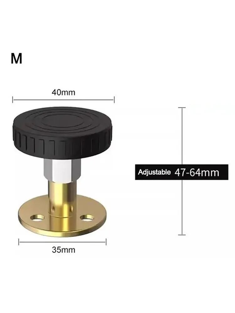 Регулируемые ножки для мебели с резьбой, каркас кровати, анти-встряхивание, фиксаторы для шкафов, диваны, предотвращают ослабление прикроватных