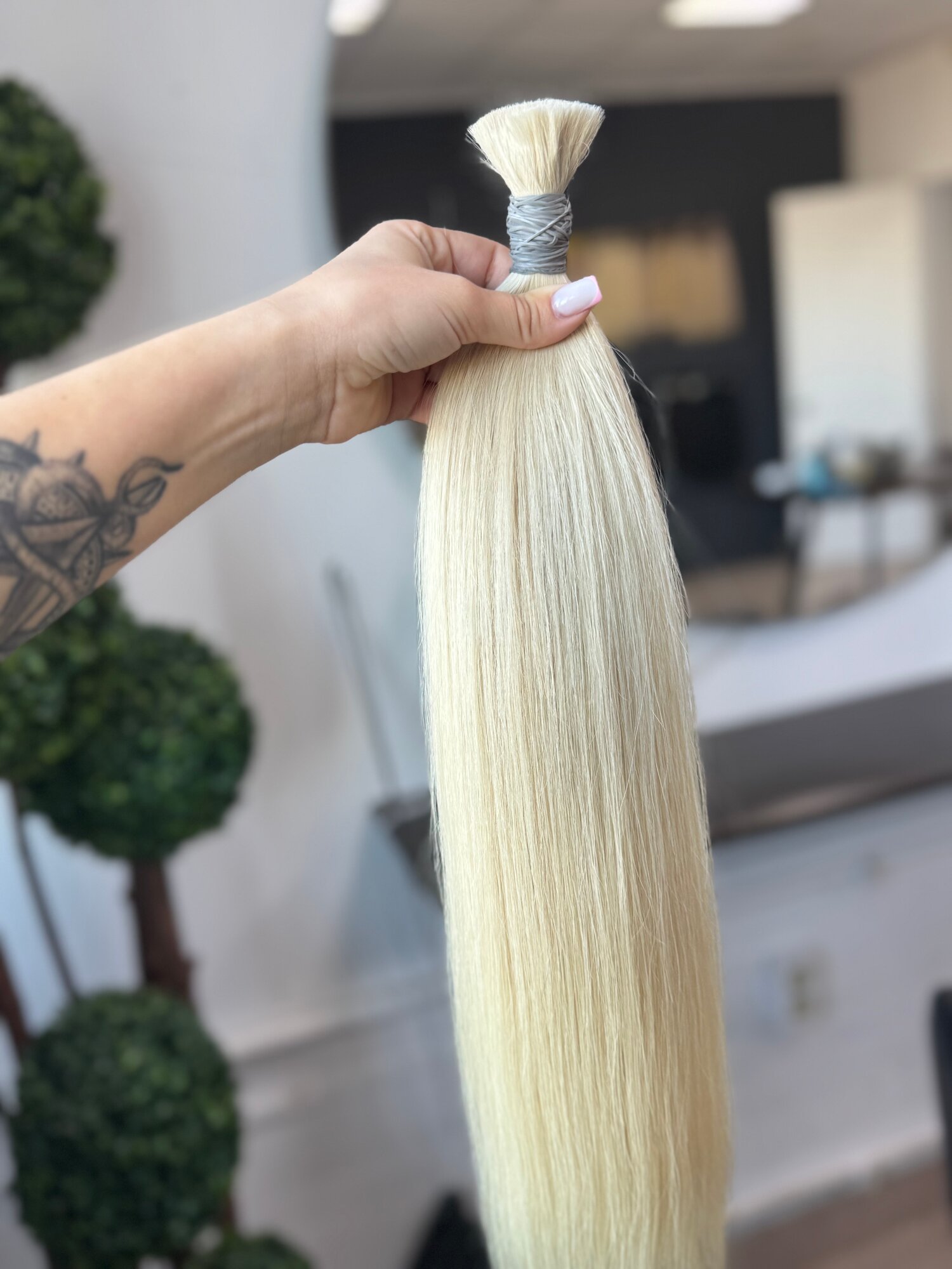 Волосы для наращивания , премиум качества , Россия 50 см , натуральные