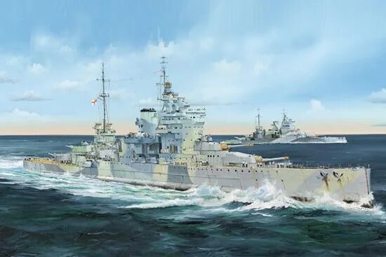 Trumpeter 05324 1:350 Британский линкор "Куин Элизабет" Соберите модель корабля
