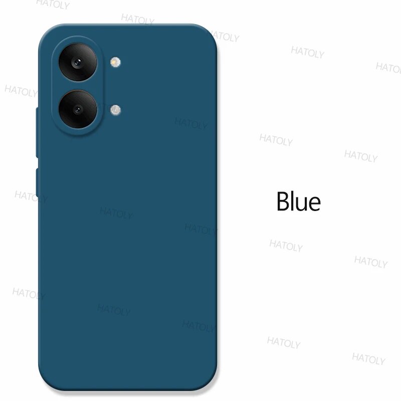 Чехол для Xiaomi Poco X8 Pro Max, синий, силикон