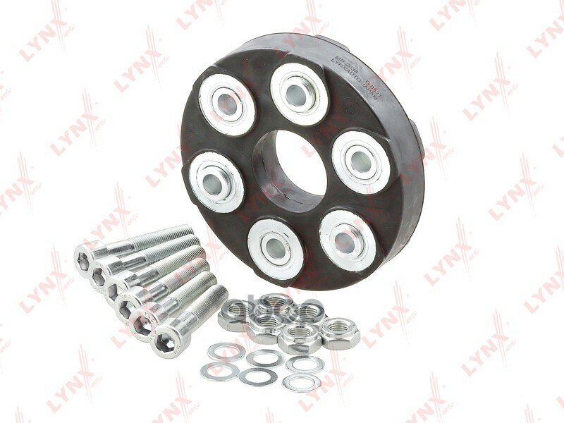 Муфта кардана к-кт! с болтами и гайками MB W201/W202/W210/124 1.8-3.0 <02 LYNXauto арт. MP2038