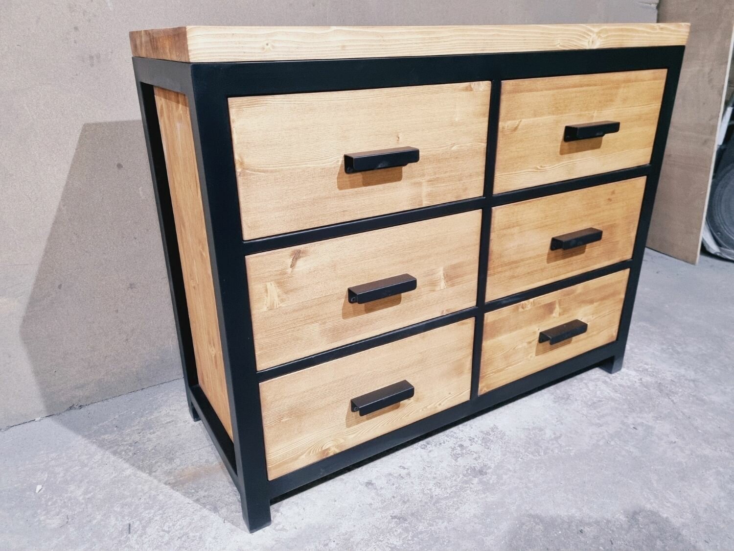 Комод "EasyLOFT" в стиле лофт, для дома и дачи, 100х40х80 см.