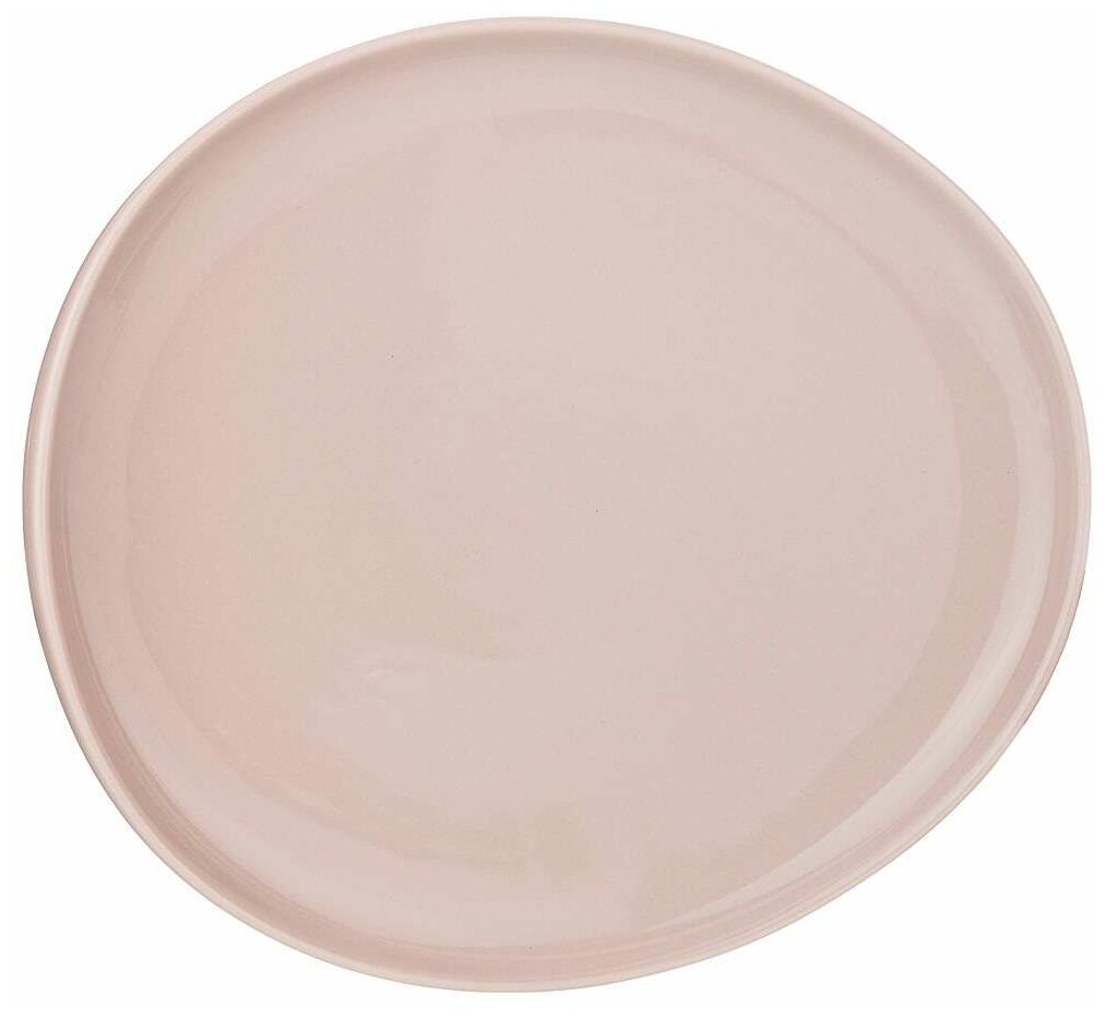 Тарелка обеденная fusion 27*25см, пудровая KSG-263-1001