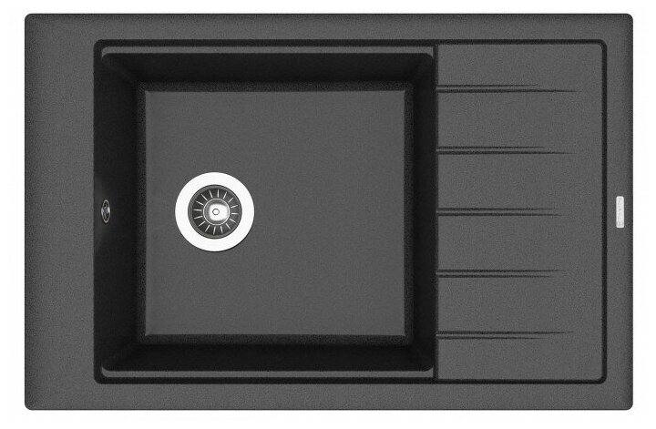 Кухонная мойка Florentina Липси 780P 78х51 20.275. D0780.302 антрацит