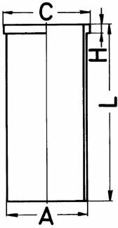 Гильза MER 2.0/2.2D [OM611/646] D=88.00/STD Kolbenschmidt 89866190