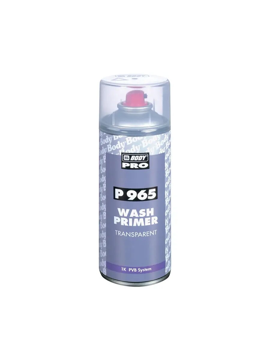 Грунт кислотный прозрачный BODY 965 wash primer 1к 0.4 л. BO