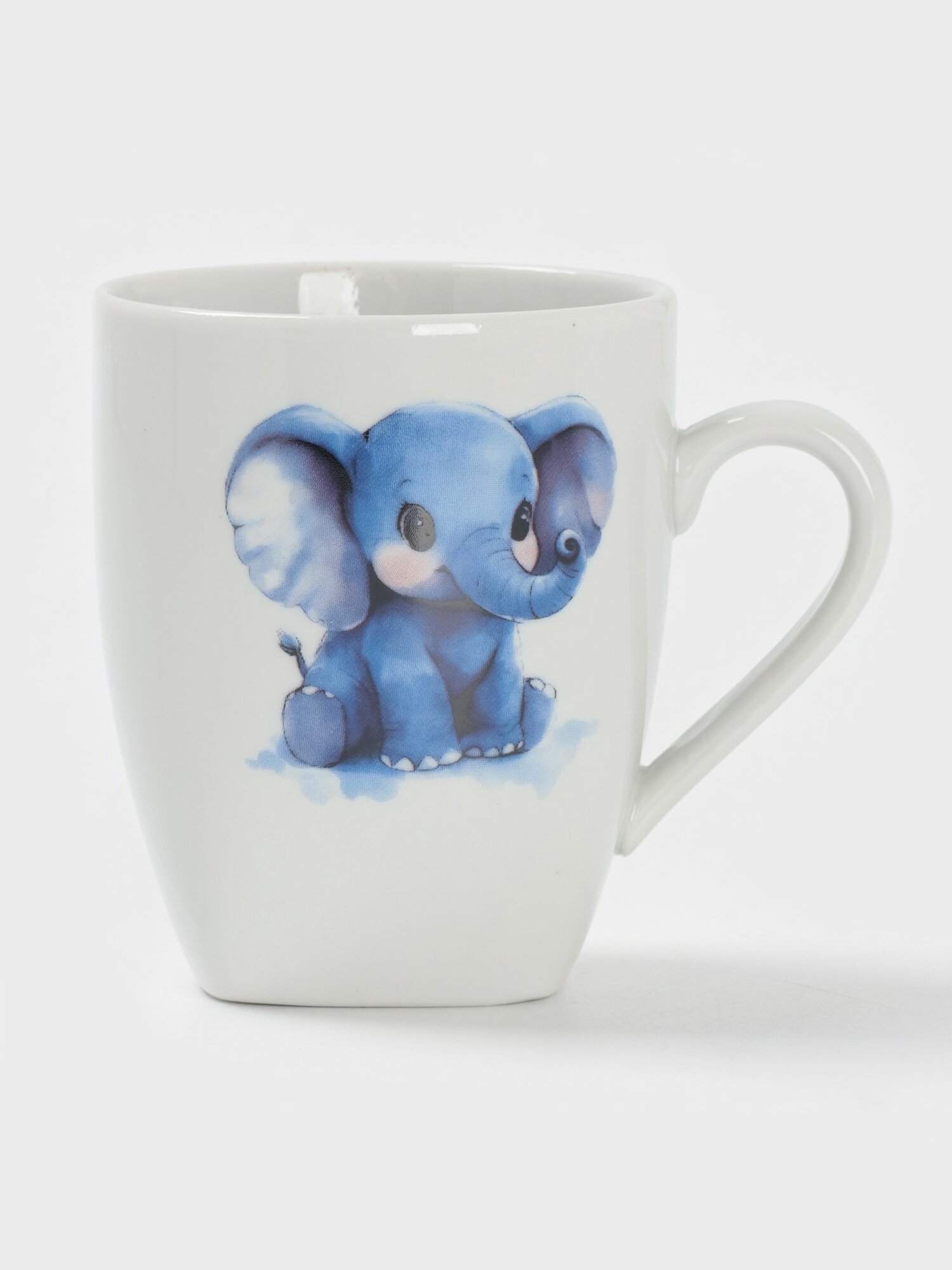 Кружка детская Дулевский фарфор Слоник , 210 мл, белая