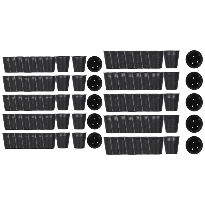 700 шт. пластиковый горшок для рассады контейнер для размножения растений мешок для выращивания садовые принадлежности 8 см X 8 см и 12,3 см X 12,3 см