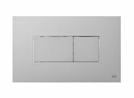 Кнопка смыва Oli Karisma 641006 матовый хром , пневмо.