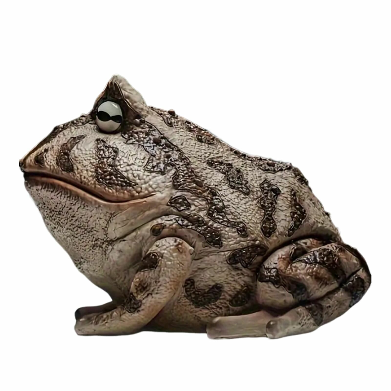 Реалистичные скульптуры лягушек и жаб из смолы