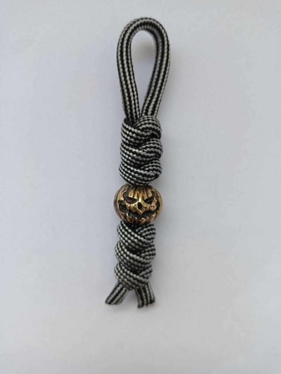 Темляк с бронзовой бусиной Тыква