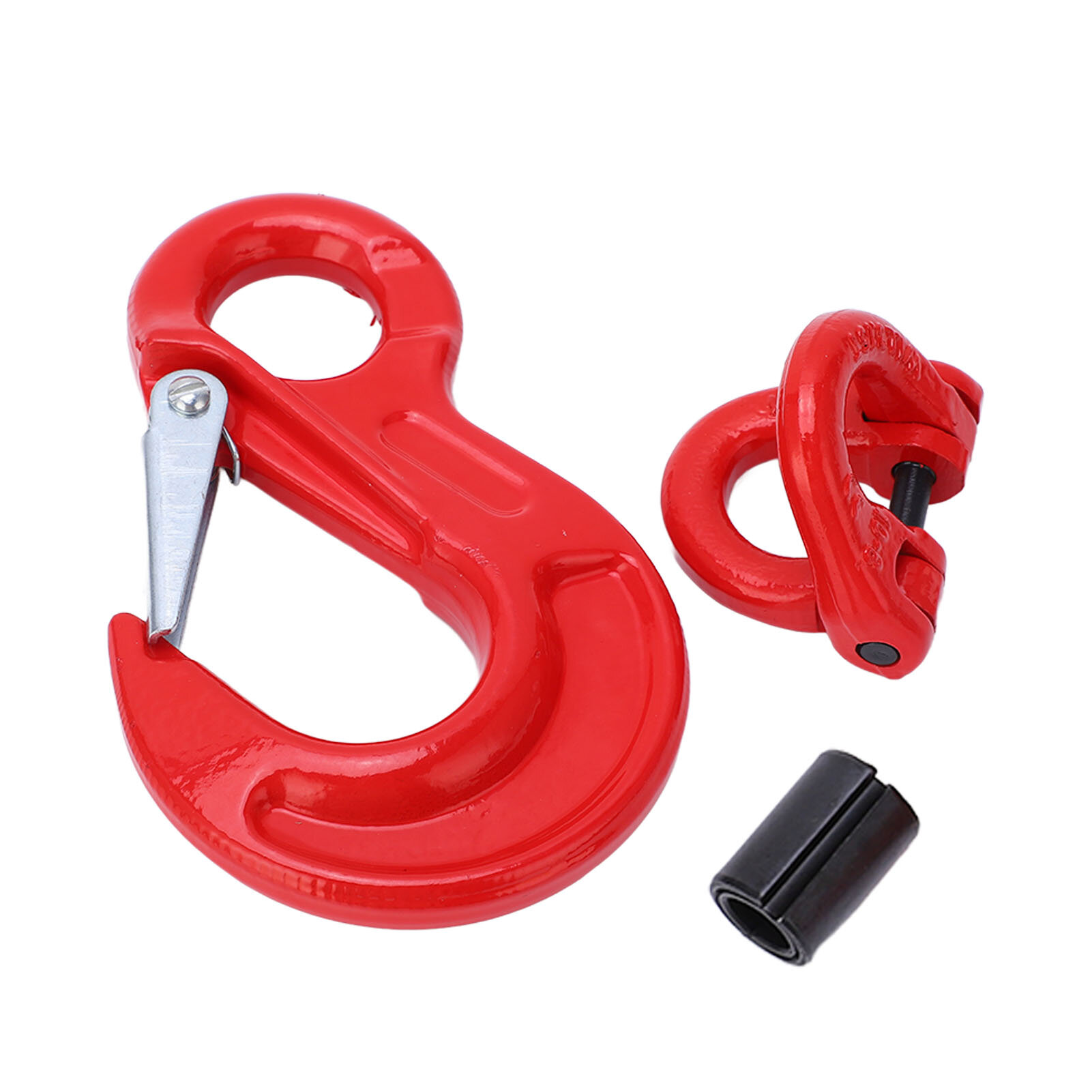 Подъемный крюк грузоподъемностью 3,15 тонны с защелкой и строповым крюком с двойным кольцом и пряжкой Набор подъемного оборудования для крана