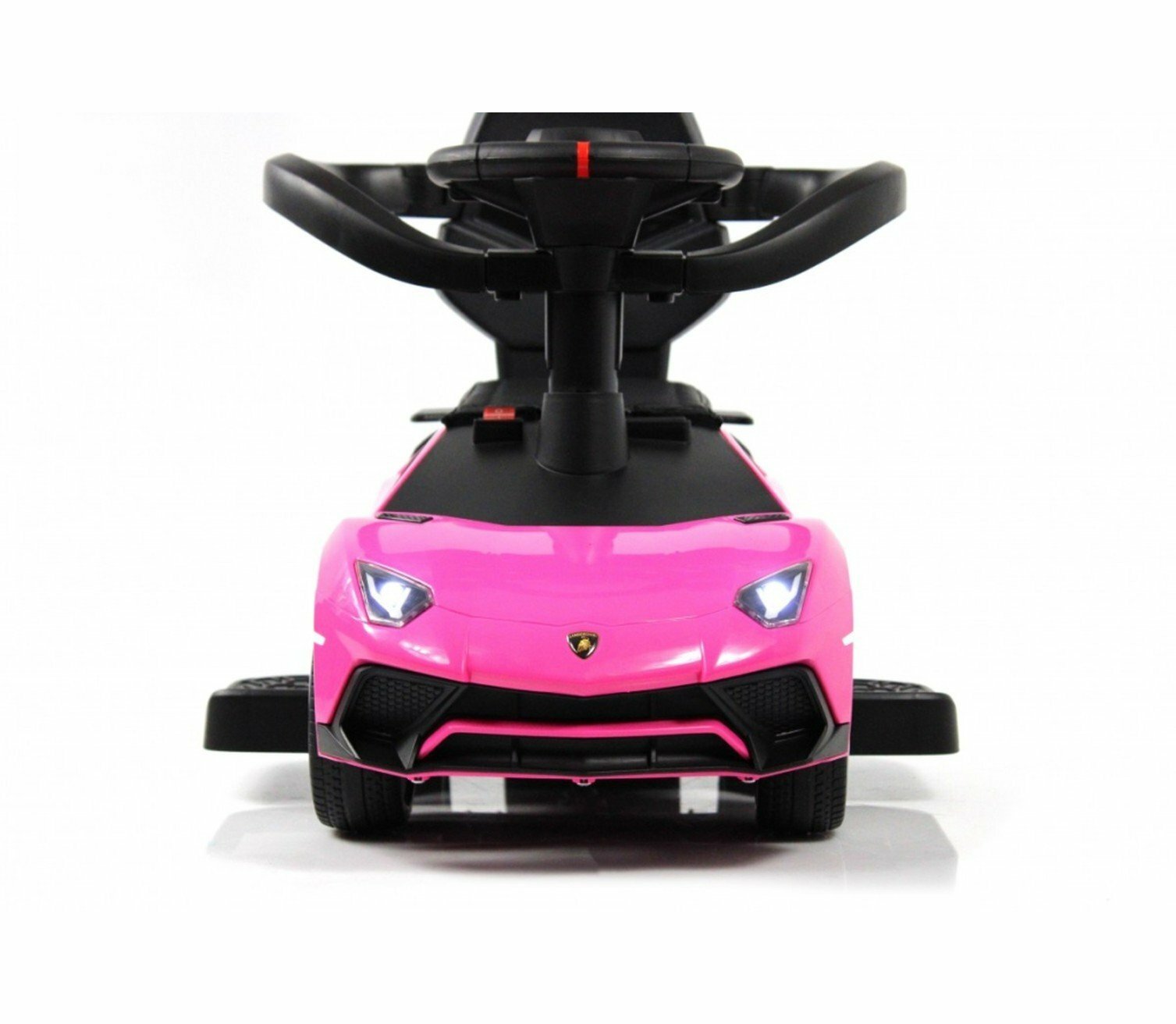Толокар RiverToys Lamborghini Aventador M555MM-H, музыкальный руль, световые эффекты, розовый
