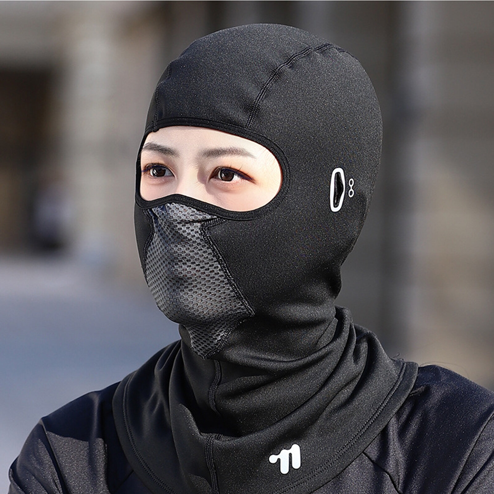 Зимняя Балаклава Лыжная маска с отверстиями для очков Тепловая маска для лица для холодной погоды Мотоцикл Велоспорт