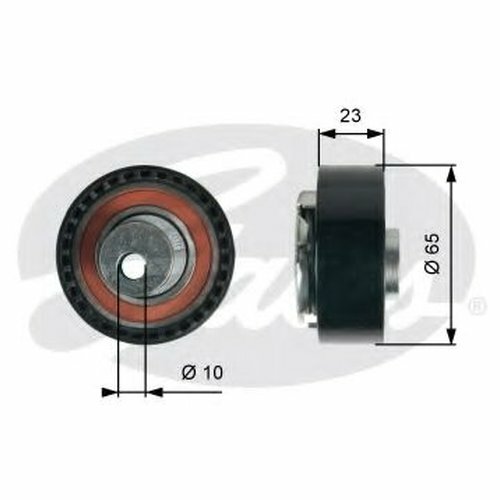 Ролик натяжной ремня грм Gates T43228 для LADA Granta, Kalina, Largus, Priora