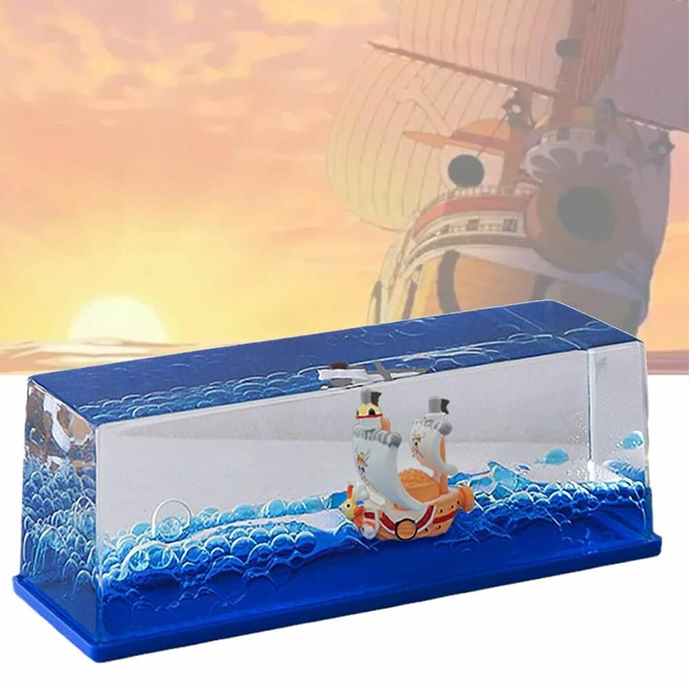 Ван-Пис Декомпрессионная игрушка Коллекционная модель корабля One Piece Drift Bottle украшение рабочего стола