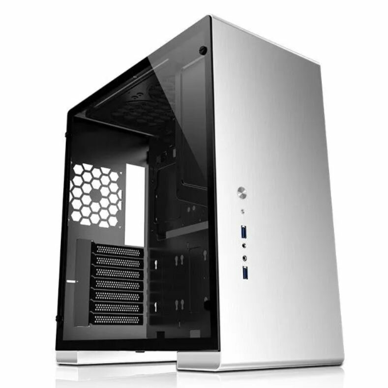 Компьютерный корпус Jonsbo U5 (U5 SILVER) серебристый - Midi Tower, ATX, USB 3.2 Gen 1 Type-A