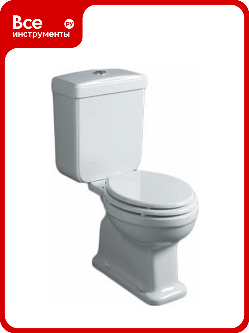 Унитаз-моноблок SIMAS LONDRA выпуск в пол, 67.5x36x39.5, белый LO 921 bia