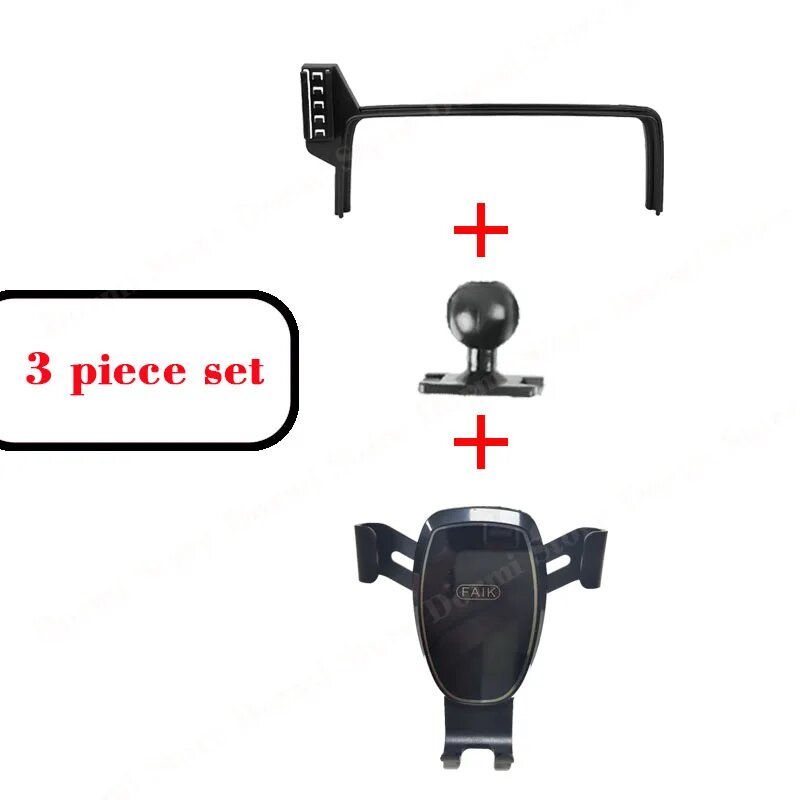 Автомобильный держатель мобильного телефона для Honda CR-V CRV 5 Breeze RW RT 2017 ~ 2022 Автомобильное крепление для экрана GPS Кронштейн Гравитационная подставка Автоаксессуары Black Set