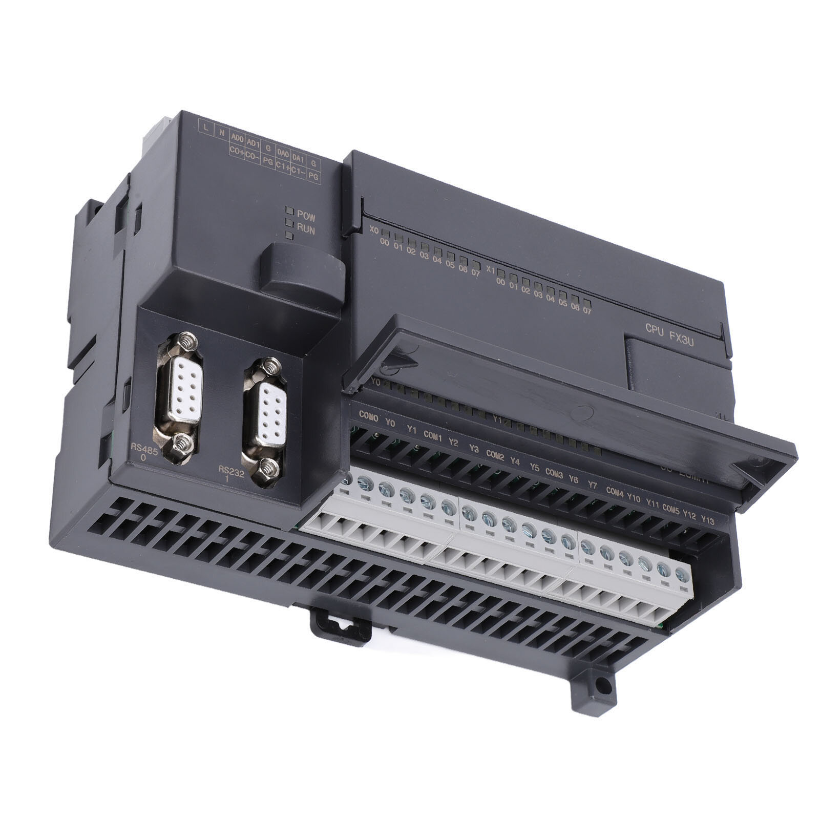 Программируемый логический модуль контроллера 16 в 12 выходов 2 канала 60K высокоскоростной счетный контроллер PLC