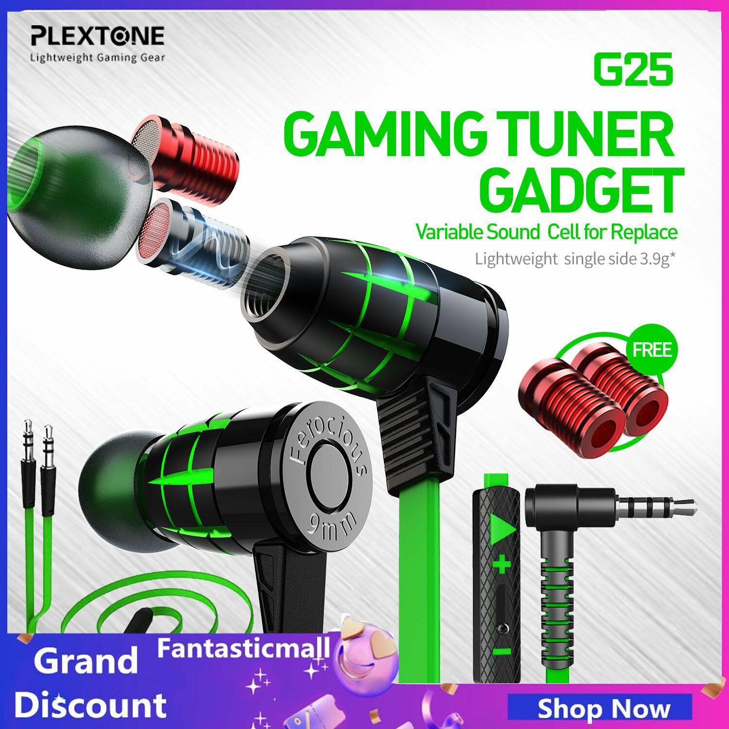Plextone G25 Новая версия тюнера Игровые наушники Регулируемая стереогарнитура HIFI с глубоким басом PUBG CODM CS Mobile Legend Наушники для PS4 Xbox