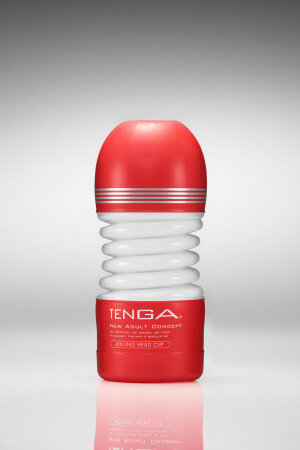 Мастурбатор Tenga Rolling Head Cup красно-белый