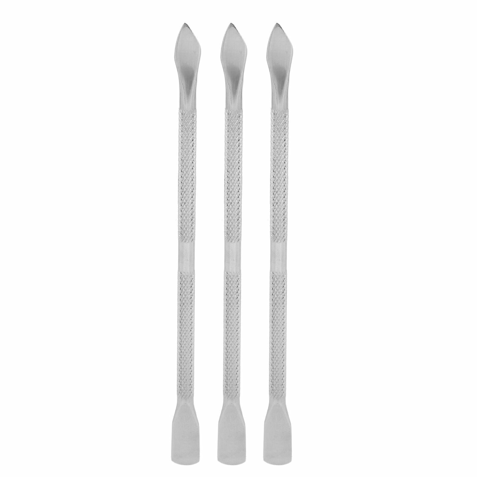3pcs Кутикула для кутикулы для кутикулы из нержавеющей стали, набор для снятия маникюра, инструмент маникюра