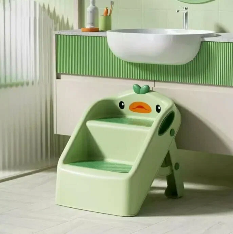 Табурет-стремянка "Стремянка", для детей от 1.5 до 4 лет, универсальный, пластиковый, складной