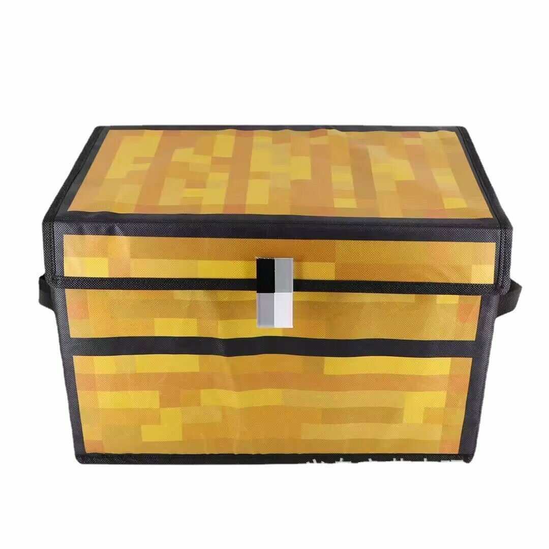 Сундук для хранения "Майнкрафт", текстиль, пластик, 40x25х25 см