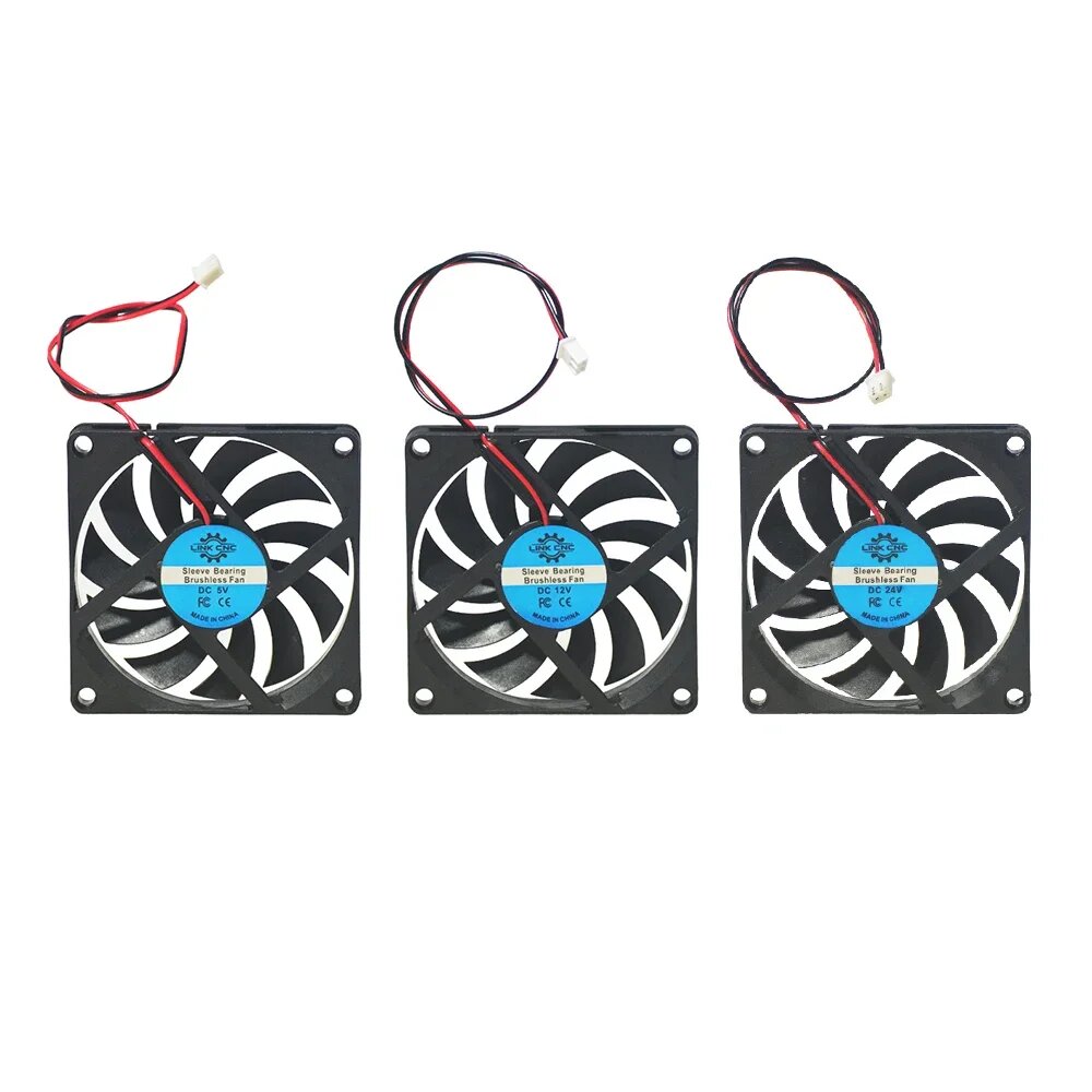 LINK вентилятор 8010 для 3D-принтера 24V, Dual Ball Bearing