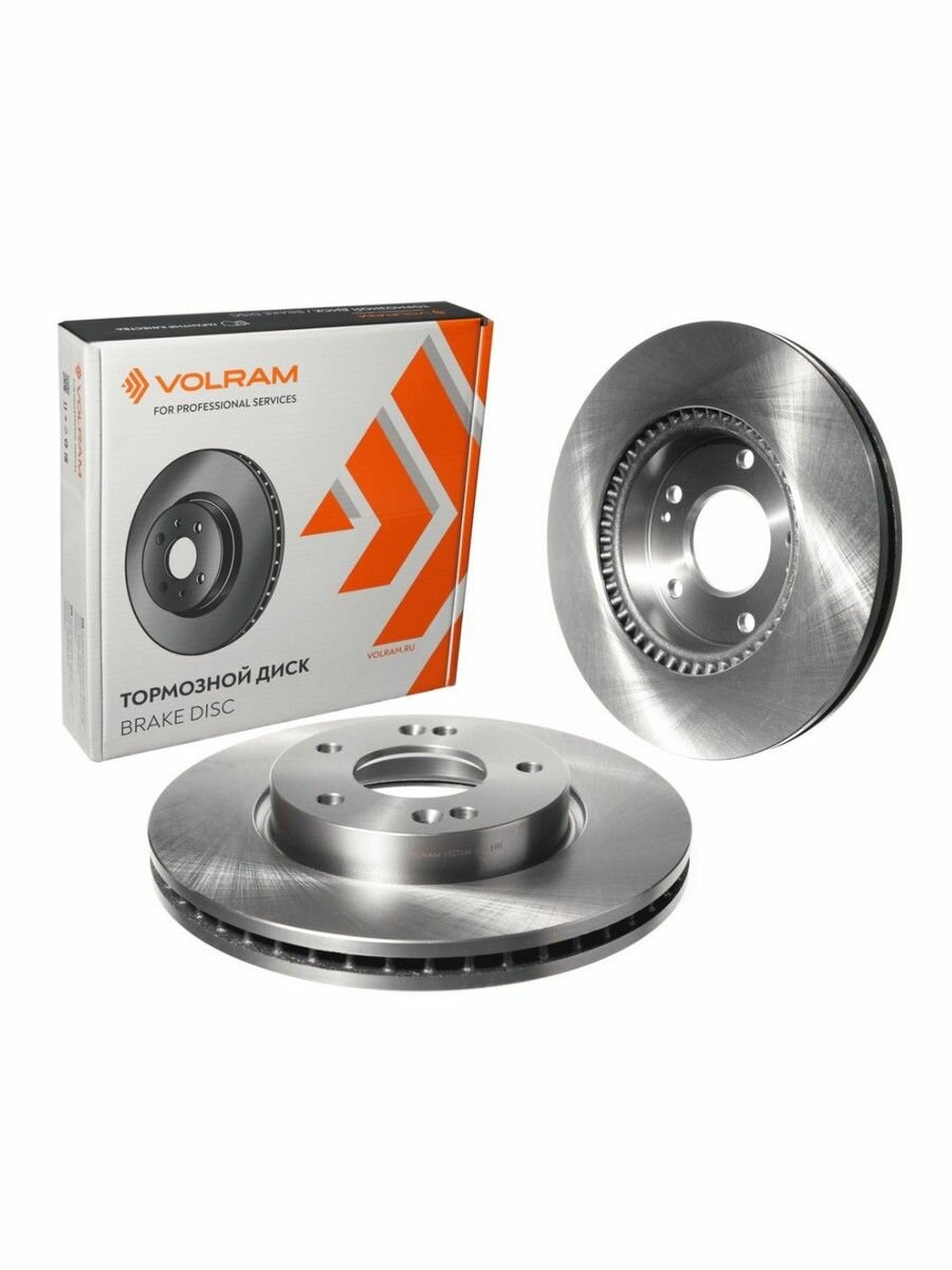 Диск тормозной передний вентилируемый для а/м HYUNDAI i30; KIA Cerato, Soul, Volram VR27144