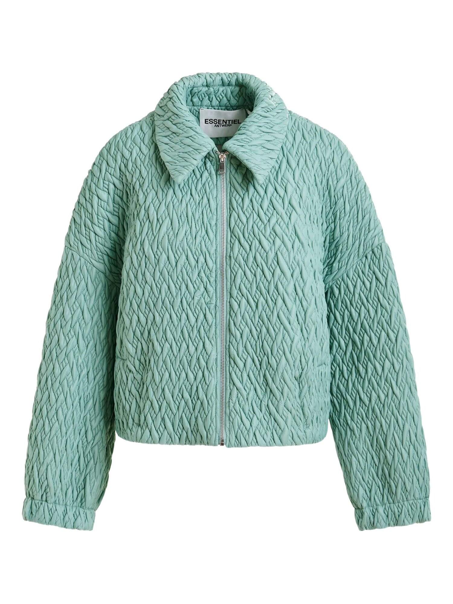 Куртка Braid-quilted zip-front jacket