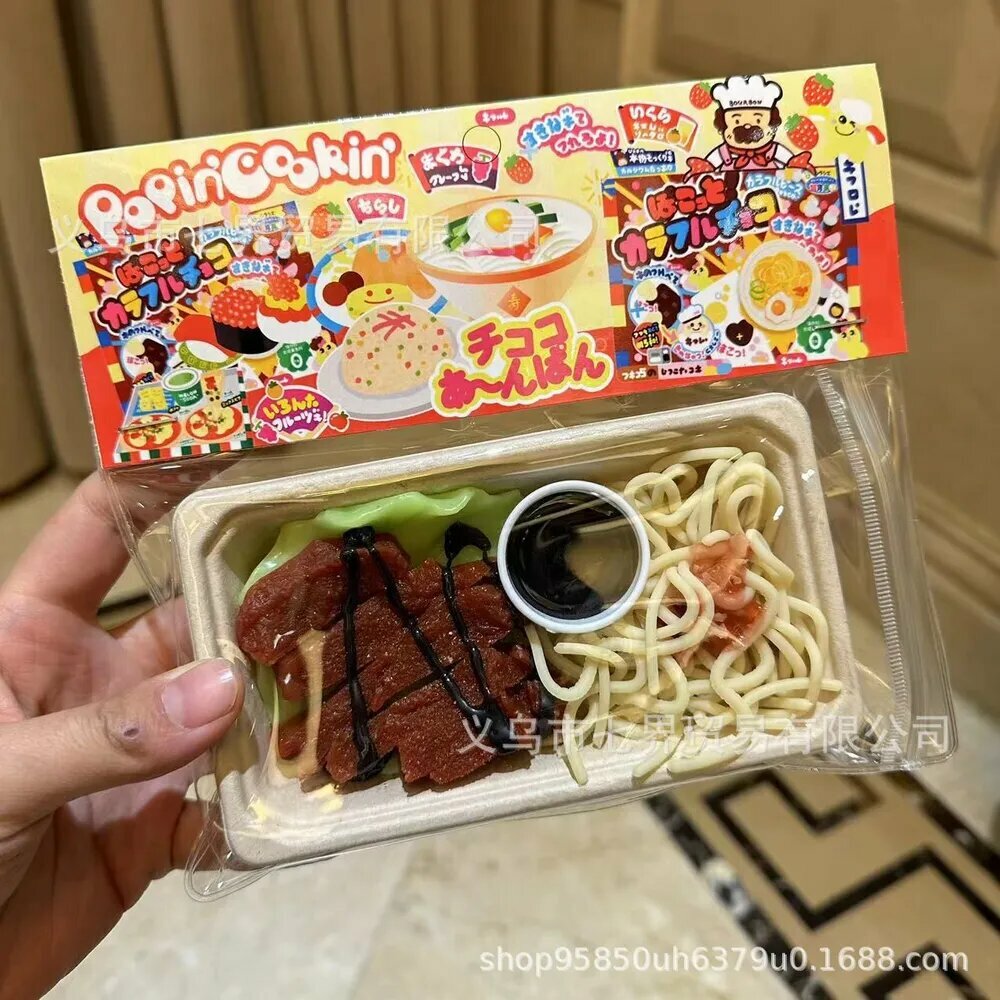 Имитационная игра с едой, бенто с жареной курицей, набор закусок, забавная декомпрессионная игрушка