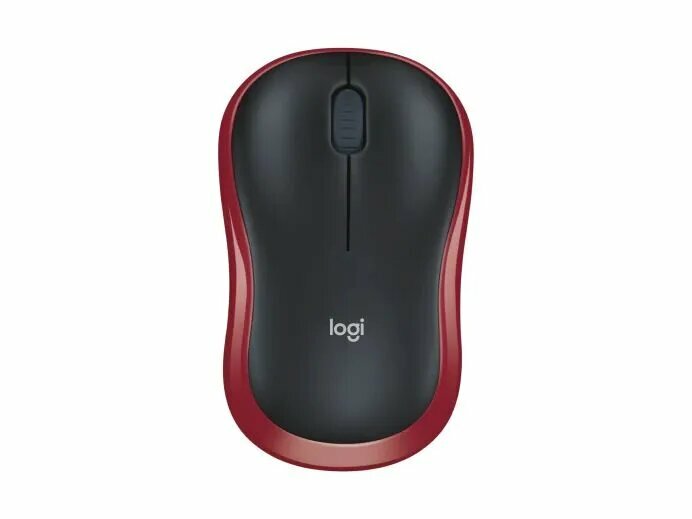 Logitech Мышь беспроводная M185/M186, красный