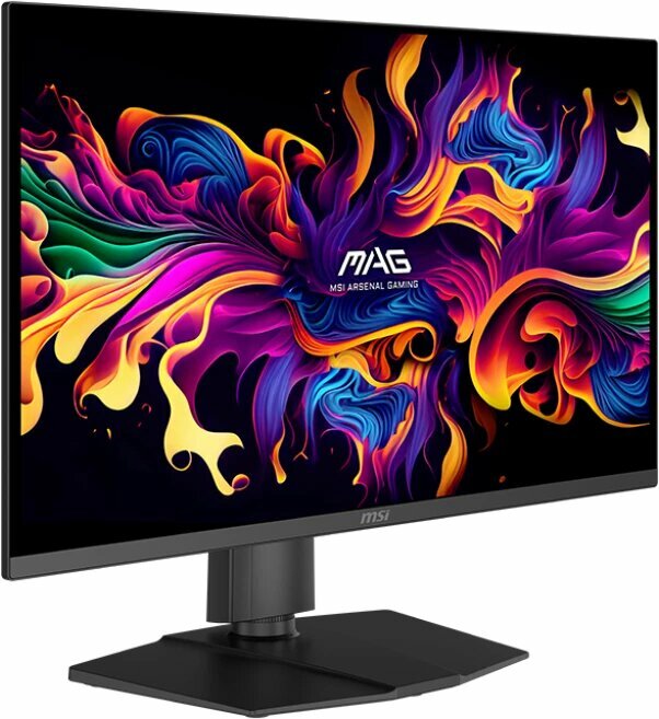 Монитор 26.5" MSI MAG 271QP QD-OLED 2650x1440, 240 Гц, 0.03 мс, 16:9, 240 кд/м², HDMI 2.1, DP 1.4a, 3.5 Jack, USB-C, Adaptive-Sync, черный