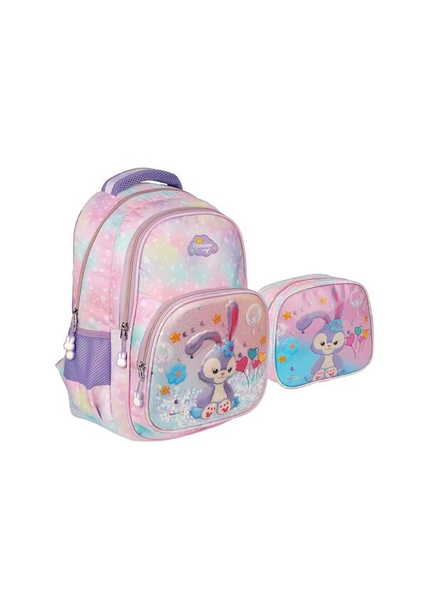 Комплект из 3 предметов для девочки с тиснением и пайетками Rlx1370-rabbit