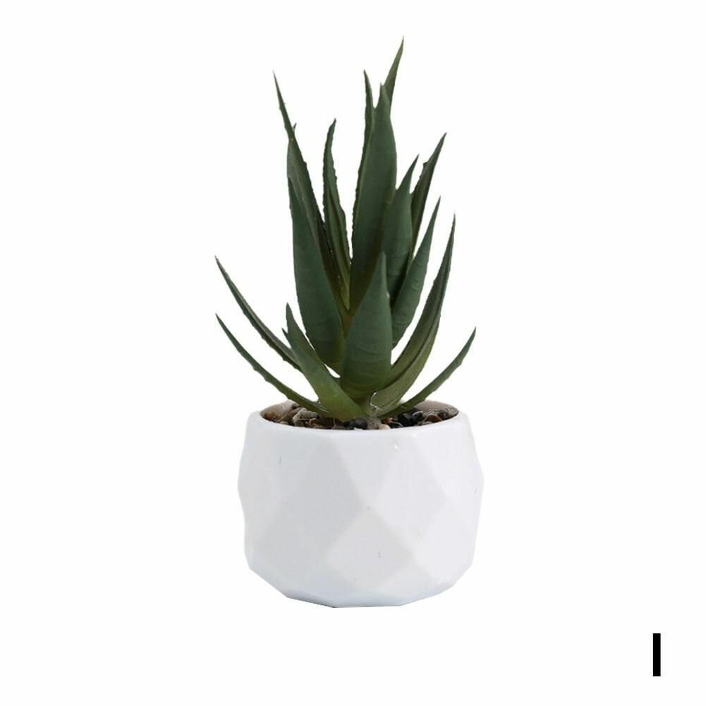 Искусственные растения, Декоративный кактус суккулент, цветы в горшке декор для интерьера