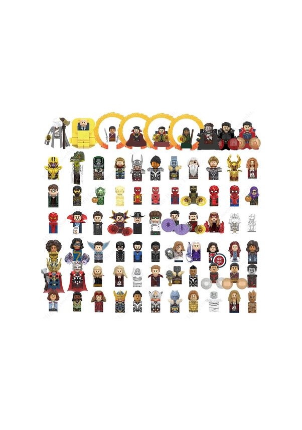 X1899 Новые фигурки Disney Mini Action Toy, строительные блоки, сборные игрушки, детские подарки