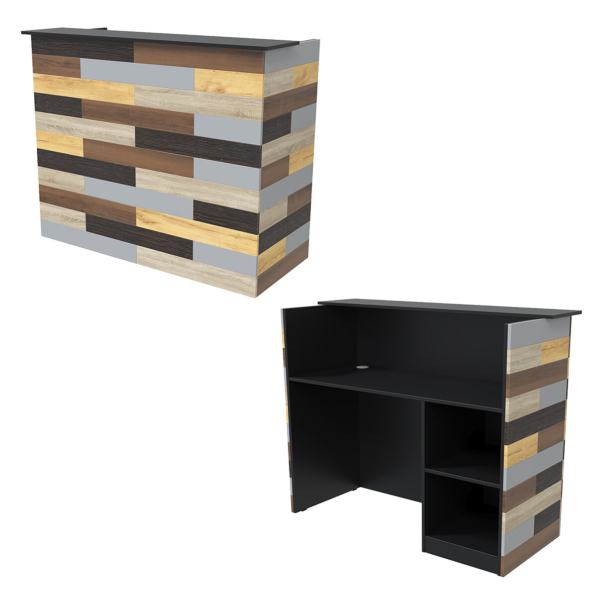 Ресепшн "Мозаика" №41, Черный. Производитель товара - компания Westcom.