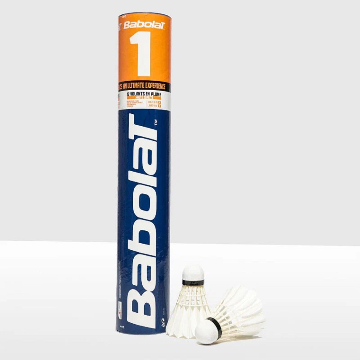 Набор воланов Babolat Professional 1 551023, для бадминтона, белый, 12 шт.