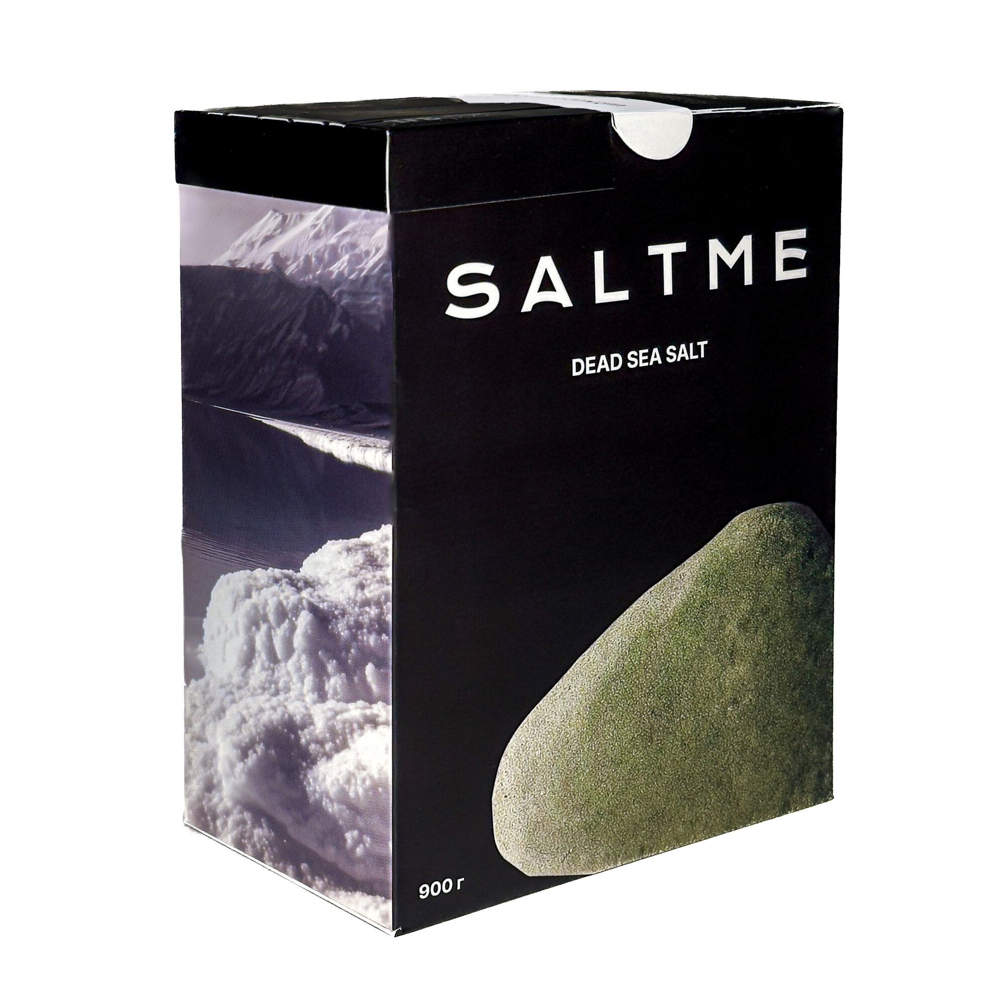 SALTME Соль Мертвого моря для ванны, 900 г / Натуральная морская соль для ванны с магнием