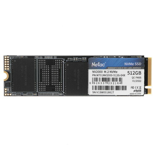 SSD M.2 накопитель Netac NT01NV2000-512-E4X