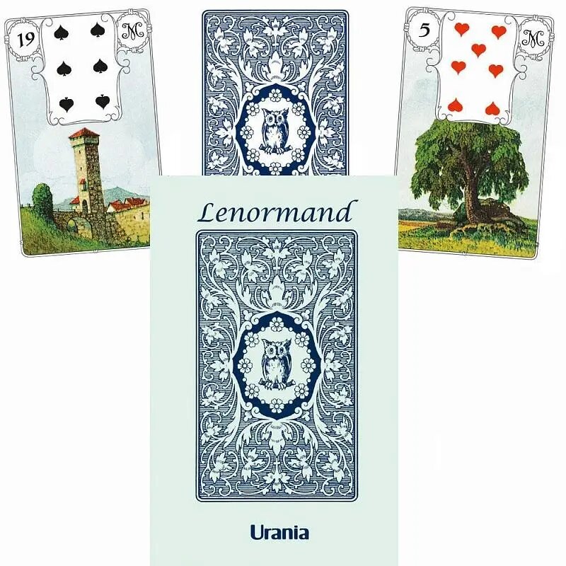 Карты Таро: "Mille Lenormand Blue Owl"