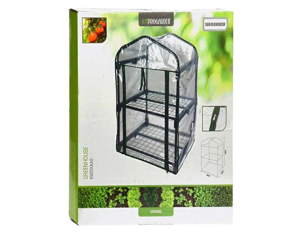 Парник для дома и балкона шкафчик-сад, PVC, металл, 50х45х80 см, Koopman International