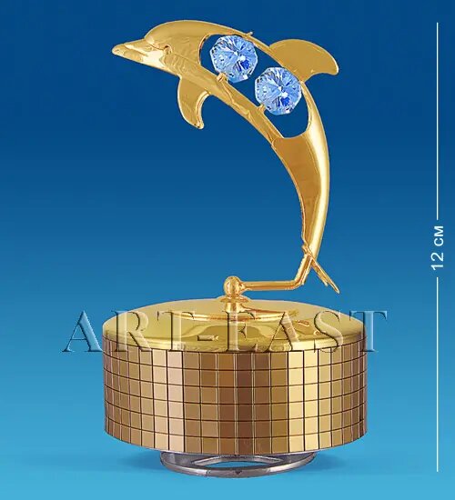 AR-3358/ 1 Фигурка музыкальная "Дельфин" (Юнион)