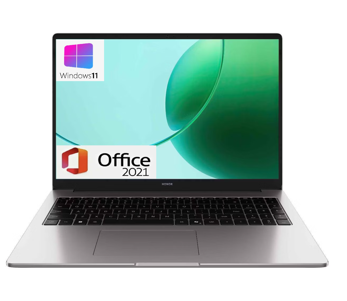 Ноутбук HONOR Magicbook X16, AMD Ryzen 5 6600HS/16/512/Win11 PRO+MS office 21/Space Gray/Русская клавиатура