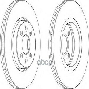 Тормозной диск Ferodo арт. ddf1124